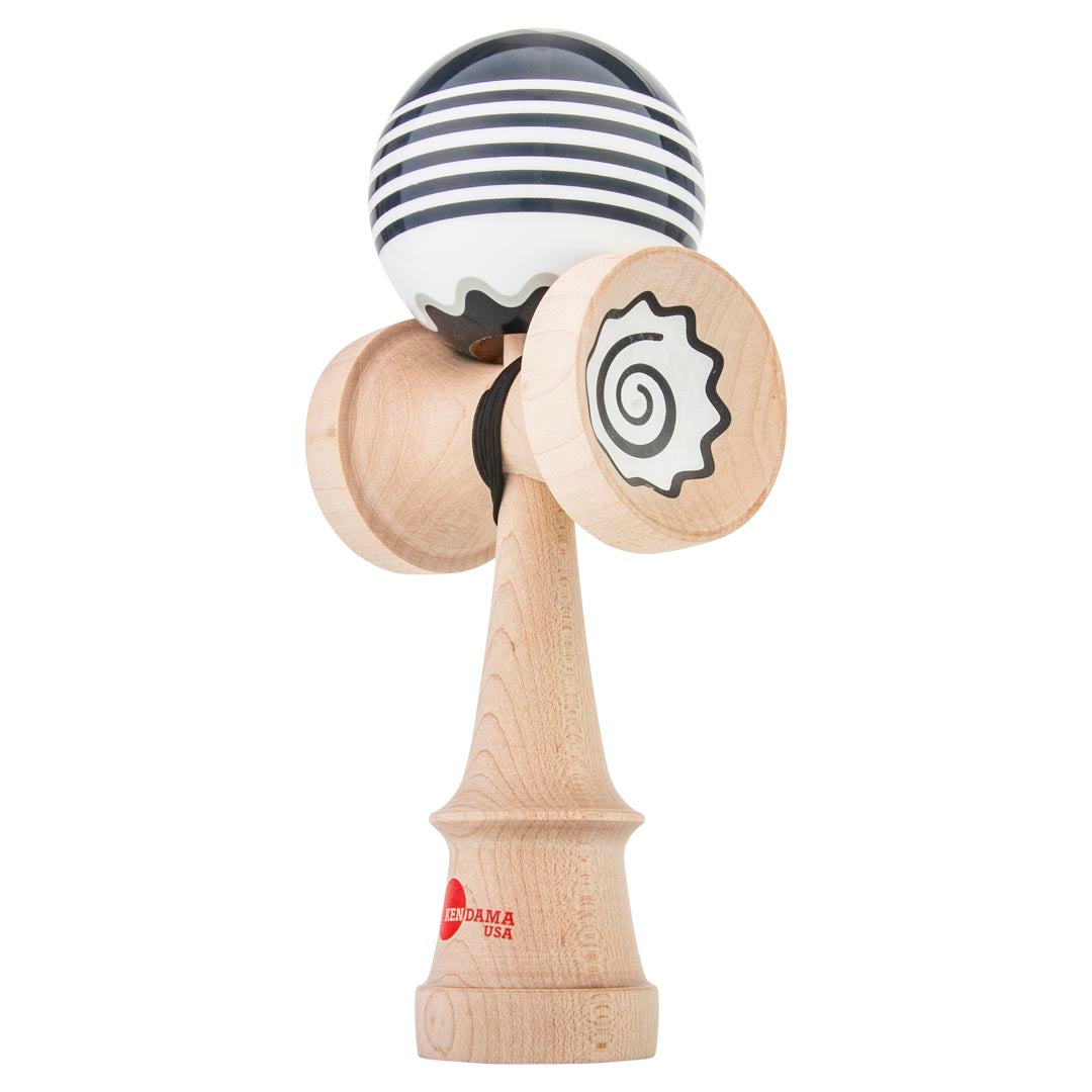 Kendama USA - Kaizen Fish Cake - Superstick - Black & White