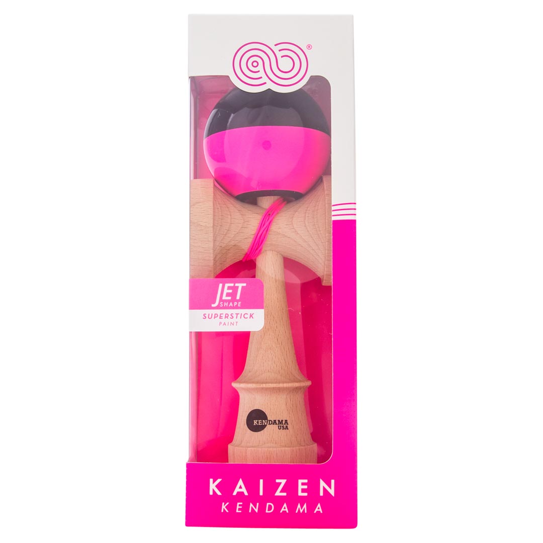 Kendama USA - Kaizen - Half Split - JET Shape - Pink