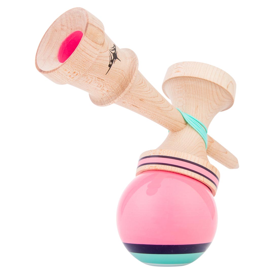 Kaizen Kendama - Jet Shape - Flamingo v2 | Pink Blue – Kendama USA