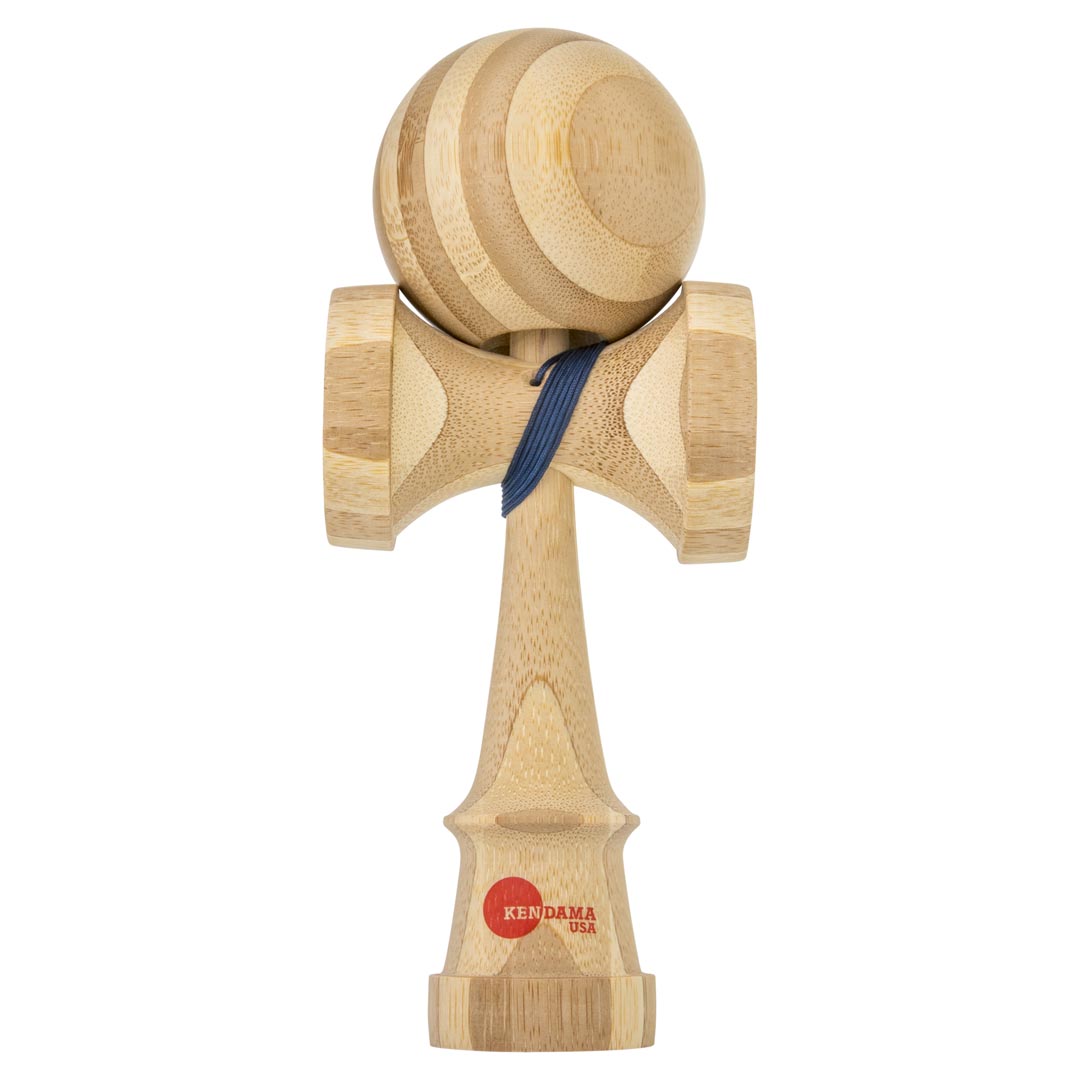 Kaizen Natural - Luna Shape - Bamboo with Silk Painted Tama – Kendama USA
