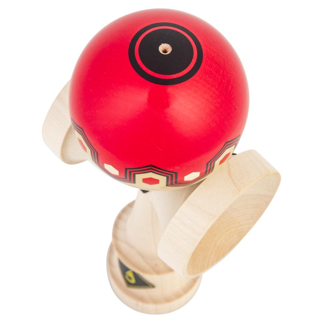 Craft Kendama - Origami - Superstick - Red & Tan – Kendama USA