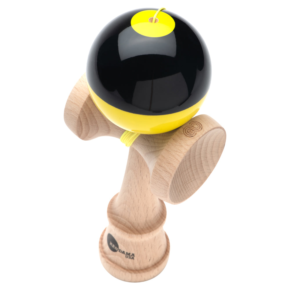 Kaizen Kendama - Half Split - Nova - Super Stick - Yellow Black ...