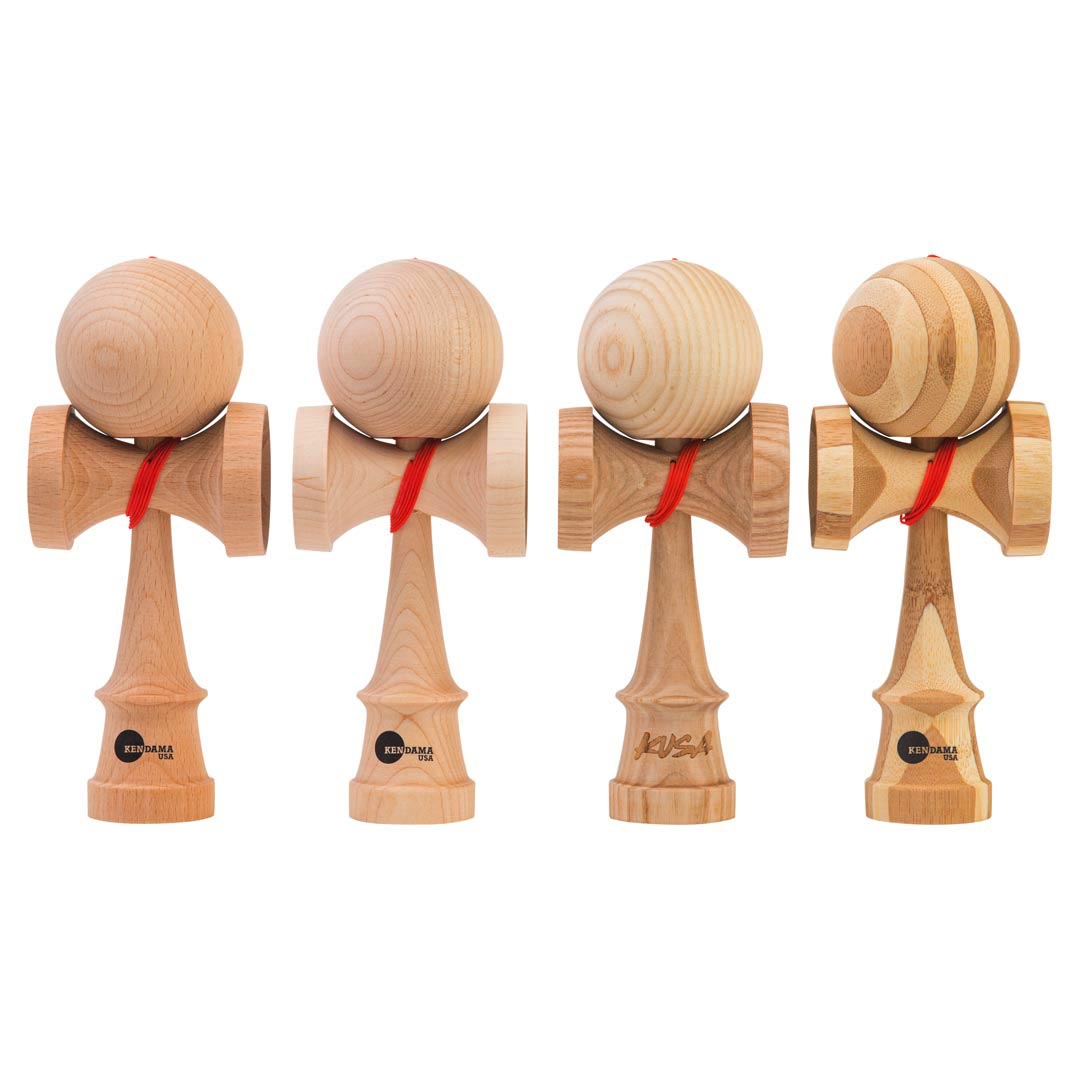 Kendama USA - Kaizen Kendamas - Natural - Jet Shaped